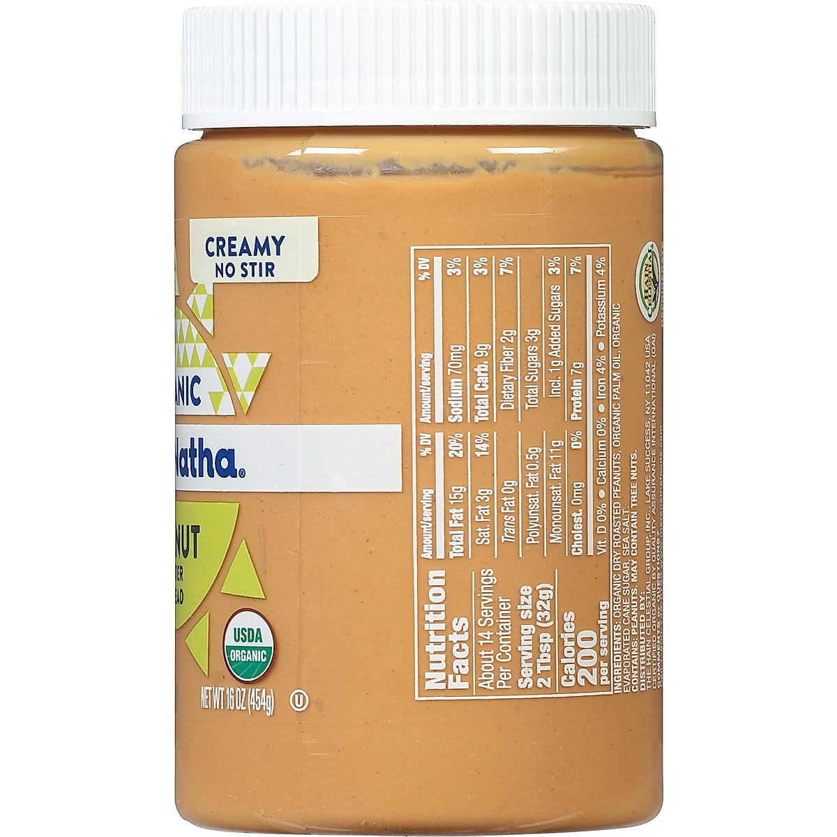 MaraNatha No Stir Creamy Peanut Butter, 16 oz