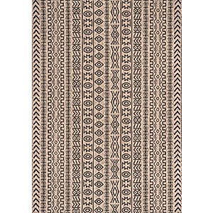 nuLOOM Jamie Aztec Indoor/Outdoor Area Rug, 3' x 5', Brown