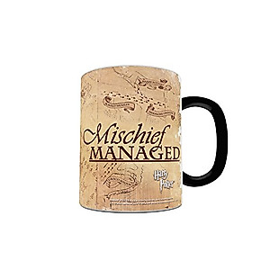 Morphing Mugs Harry Potter - Hogwarts Marauder's Map - I Solemnly Swear - 11 oz Heat Sensitive Mug – Image Revealed With HOT Liquid added! - Officially Licensed Collectible