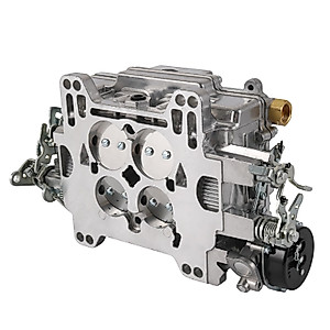 RADHLBNIU Carburetor For 1409 Performer Series Marine 600 CFM 4 Barrel Square Bore with Air Valve Secondary Electric Choke Compatible with Marine Mercury Chevy Chrysler Engine