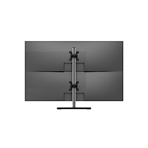 Atdec Quad/Triple/Dual/Single Monitor Desk Mount - Freestanding Base - Loads up to 17.6lb Flat or 13.5lb Curved - VESA 75x75, 100x100 - Quick Display Release, tilt, pan, Landscape/Portrait