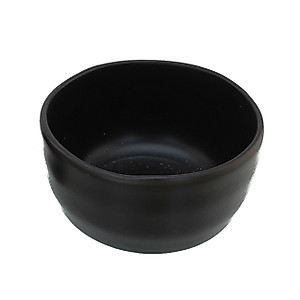 BambooMN Brand - Matcha Ceramic Set - Matcha Bowl and Whisk Holder - 1 Set Black