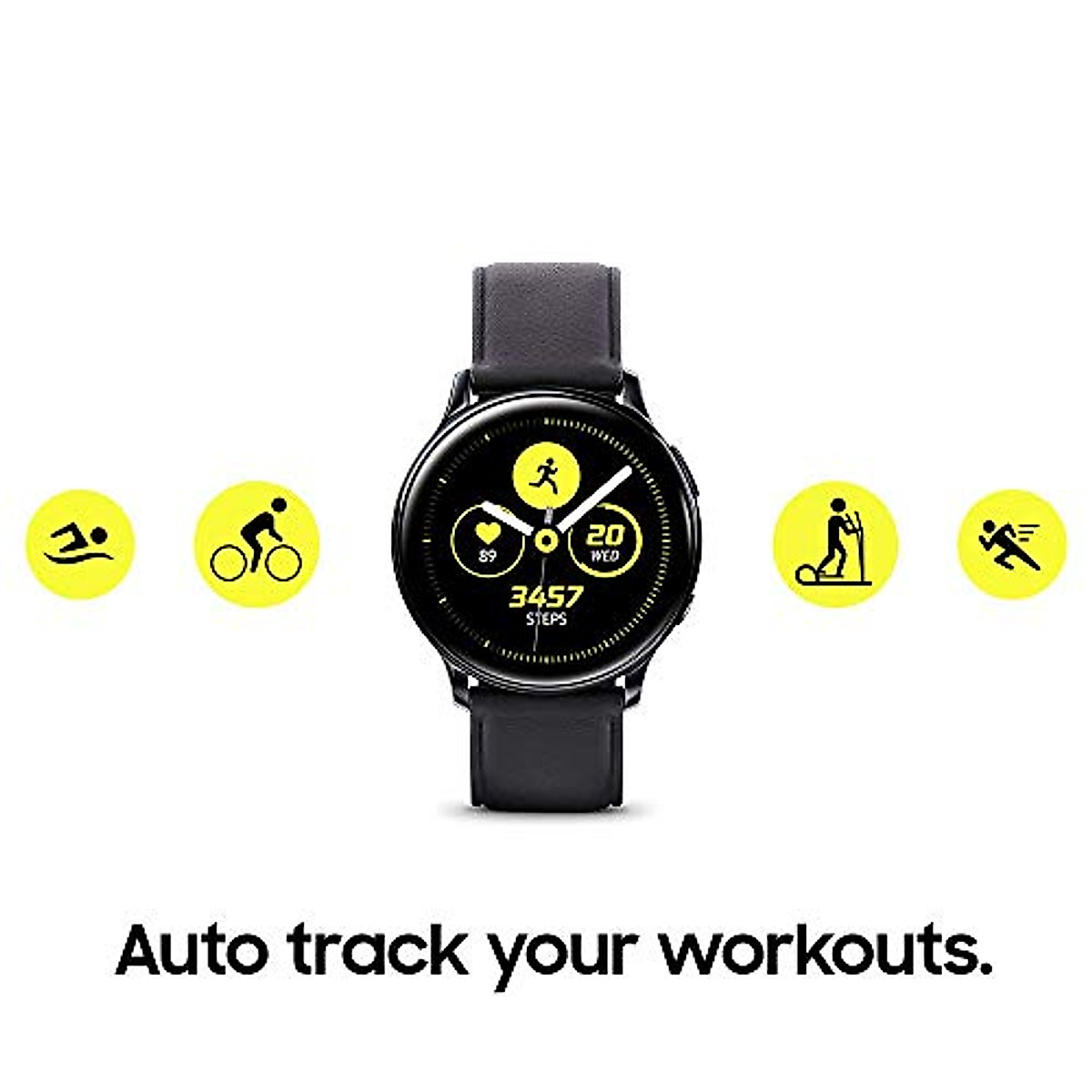 SAMSUNG Galaxy Watch Active 2 (40mm, GPS, Bluetooth, Unlocked LTE) Smart Watch with Advanced Health monitoring, Fitness Tracking , and Long lasting Battery, Silver - (US Version)