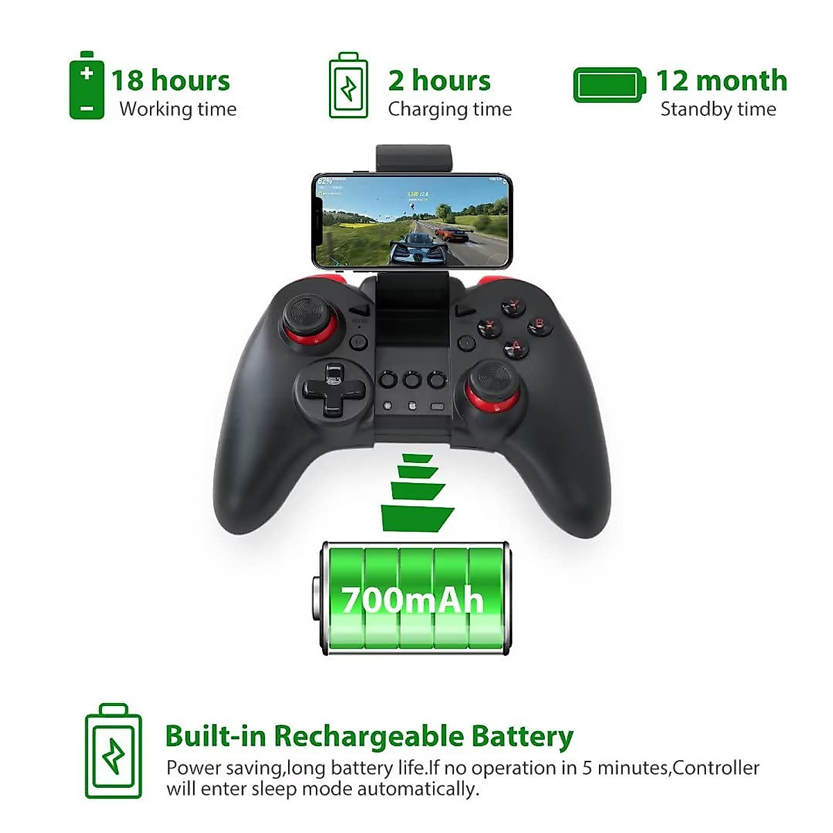 Gamepad Bluetooth Controller For PC Android TV Box Mobile Cell Phone Trigger Wireless Gaming Smartphone Joystick VR Game Control