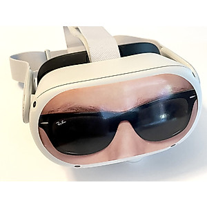 Male Sunglasses Decal for Quest 2 VR Headset - Meta/Oculus - Glossy Vinyl Sticker