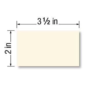 Office Depot(R) Laser/Inkjet Matte Business Cards, 2in. x 3 1/2in., Ivory, Box Of 300