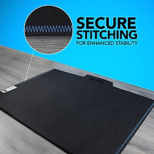 Itoya ProFolio Midtown Bag 22x31 - Black Artist Portfolio Carrier with Blue Stitching - Stylish Portfolio Folder for Artwork and Art Portfolios - Portable Art Portfolio Bag and Art Carrying Case