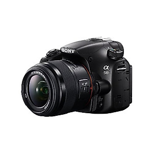 Sony SLT-A58K Digital SLR Kit with 18-55mm Zoom Lens, 20.1MP SLR Camera with 3-Inch LCD Screen (Black)