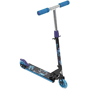 Huffy Disney Frozen Electro-Light Inline Scooter for Kids, Blue