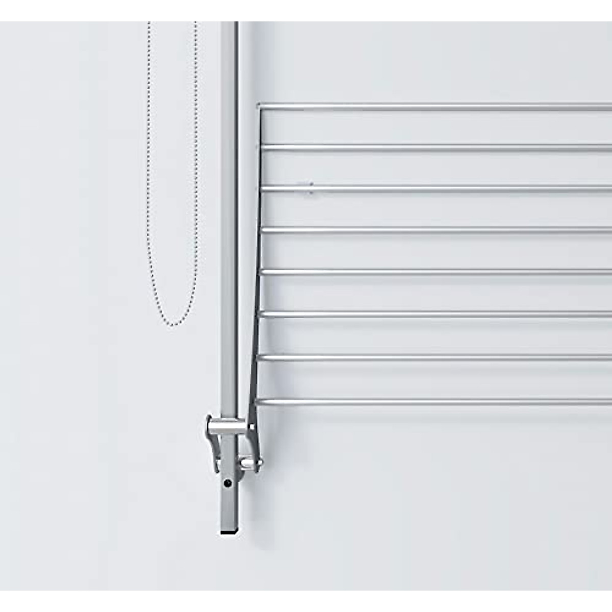 foxydry Wall Plus, Wall Mounted Drying Rack, Wall Clothesline, Laundry Drying Rack Foldable and Suspended Clothesline in Aluminium and Steel 152x52x137cm / 59.84x20.48x54 in (150 cm)