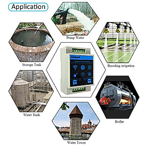 Tuya Smart Home Water Level Sensor WiFi Controller Leakage Flood Alarm Swimming Pool Pump Tank Flow Detector