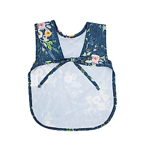 BapronBaby Boho Floral Bapron - No Neck Tie Safer Bib for Baby & Toddler - Soft Waterproof Stain Resistant - Machine Washable - Sz Baby/Toddler 6m-3T