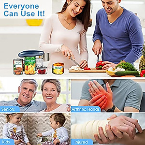 Electric Can Opener for Kitchen, Hands Free Can Opener with Smooth Edges Safe Battery Operated Operation, Automatic Can Opener for Kitchen Arthritis and Seniors,Best Kitchen Gadget for Almost Size Can