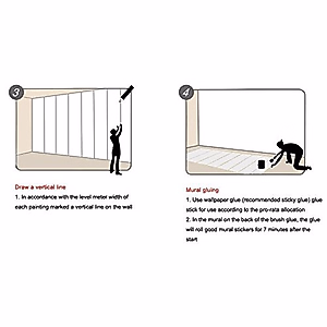 QIHANG Non-Woven Classic Flocking Plain Stripe Modern Fashion Wallpaper Wall Paper Roll for Living Room Bedroom White Color Wallpaper Roll 0.53m*10m=5.3㎡