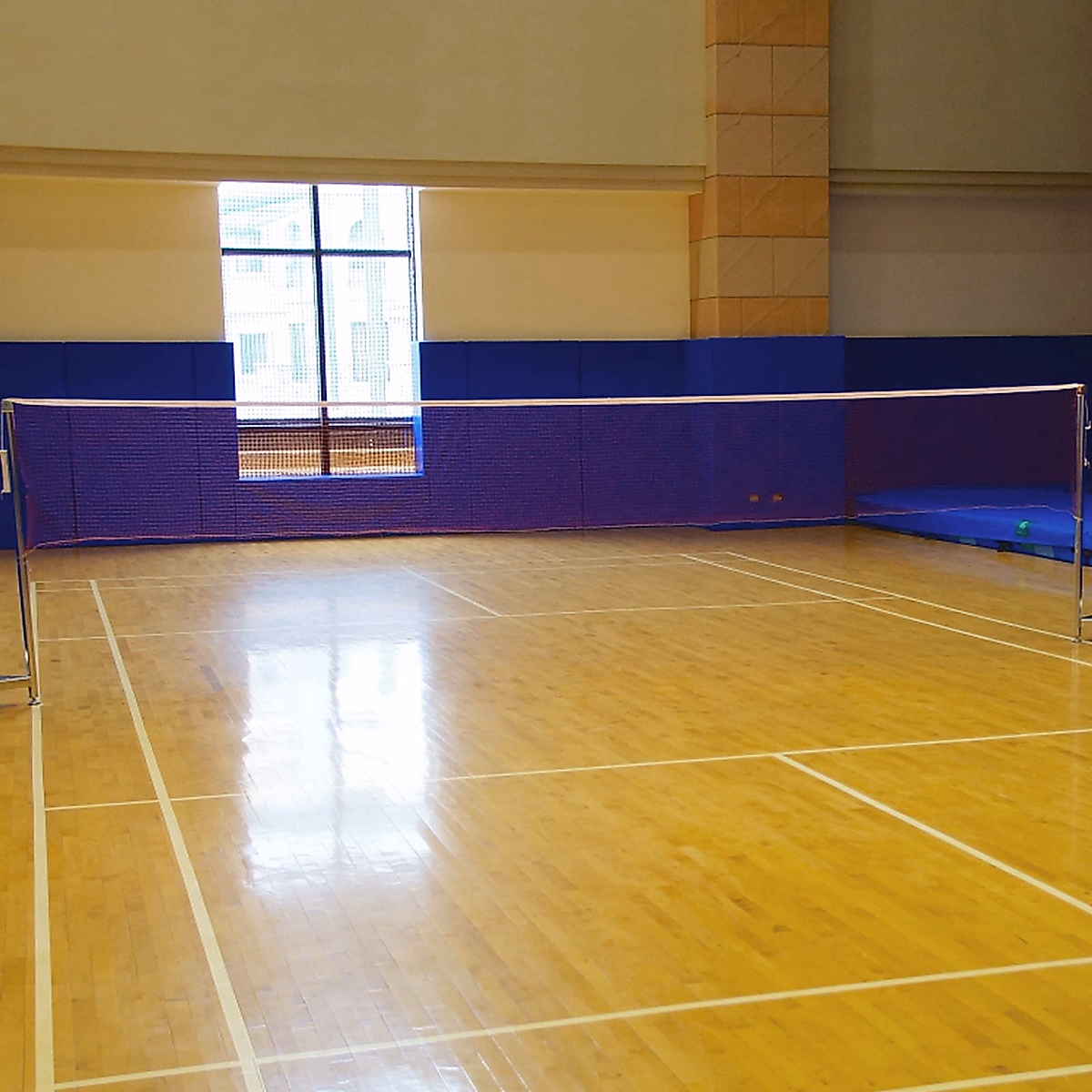 Luqeeg Portable Badminton Net - Outdoor Volleyball Net for Backyard and Beach, Professional Tennis Net for Tennis, Soccer Tennis, Kids Volleyball - 6.5x0.5m(Red)