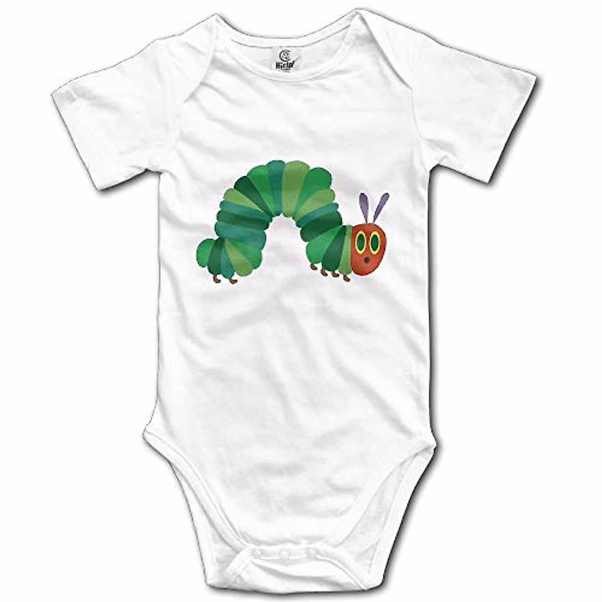 The Very Hungry Caterpillar Infant Climbing Short-Sleeve Onesie 6-12 Month White