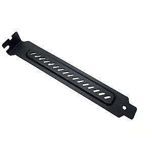 upHere 10 PCI Slot Cover Dust Filter Bracket Expansion Blank Plate Shield Metal Black