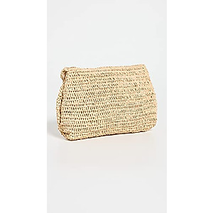 Mar Y Sol Women's Marcella Clutch, Natural, Tan, One Size
