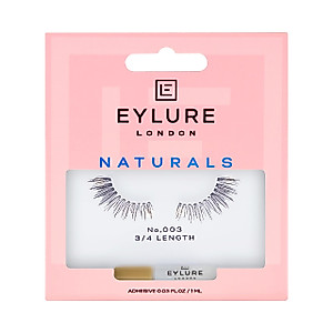 Eylure Naturals Accent No. 003 Reusable Eyelashes, Adhesive Included, 1 Pair