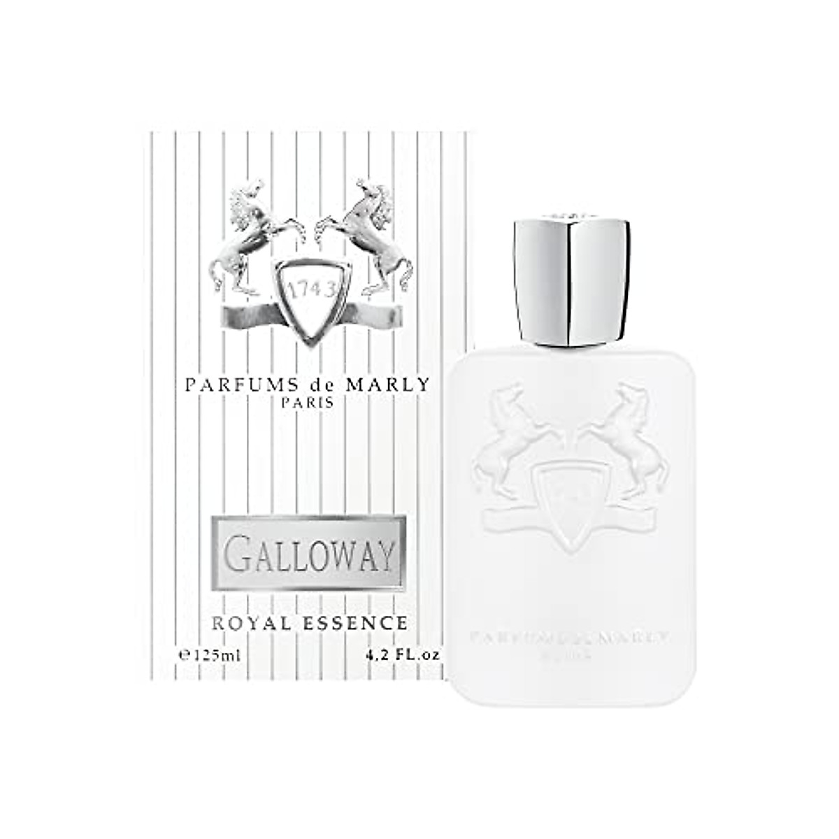 PARFUMS de MARLY - Galloway - 4.2 Fl Oz - Eau De Parfum For Men - Top Notes Citrus, Pepper - Heart Notes Iris, Orange Blossom - Base Notes Musk, Amber, Sandalwood - 125ml