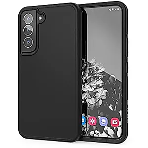 Crave Slim Guard for Galaxy S22 Case, Shockproof Case for Samsung Galaxy S22, S22 5G (6.1 inch) - Black