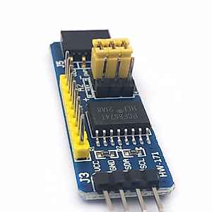 DEVMO 5PCS PCF8574 I2C Interface 8bit IO MCU Expansion Board I/O Expander IIC Bus Evaluation Development Module Compatible with AVR STM8 C8051F Ar-duino