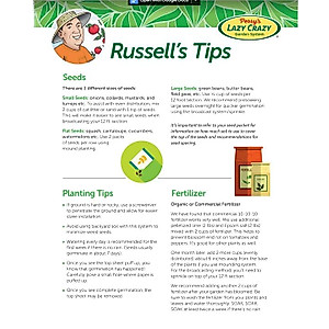 Lazy Crazy Garden - Grow Vegetables & Fruits On Your Lawn - 12x3 FT Biodegradable Garden Bed Soil