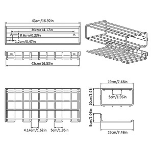 Floating Tool Holder, Easy Installation Stable Structure 50kg Load Capacity High Hardness Wall Mount Storage Rack Multifunctional for Workshop