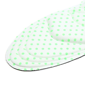 Qtqgoitem 1 Pair Green Sponge High Heel Arch Support Insert Insoles Shoes Pad Cushion for Woman (model: d8c aad cb4 a4b cdb)