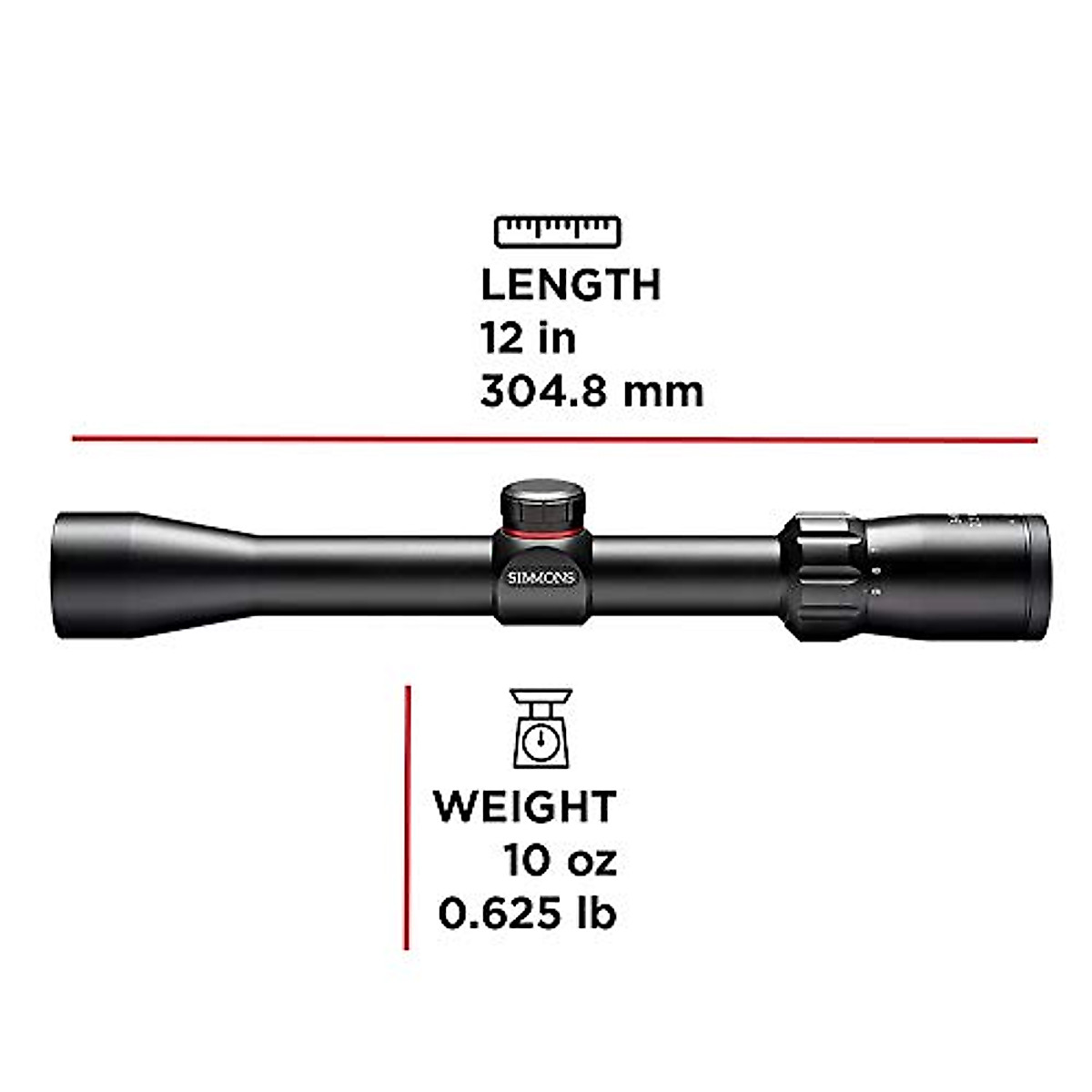 Simmons Truplex .22 MAG 3-9x32mm Riflescope, Waterproof and Fogproof Rimfire Rifle Scope