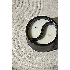 Paddywax Candles YY1002Z Yin & Yang Collection Scented Candle, 11-Ounce, Black - Palo Santo | Cade