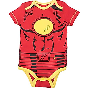 Marvel Avengers Iron Man Infant Baby Boys Cosplay Bodysuit and Pants Set 12 Months