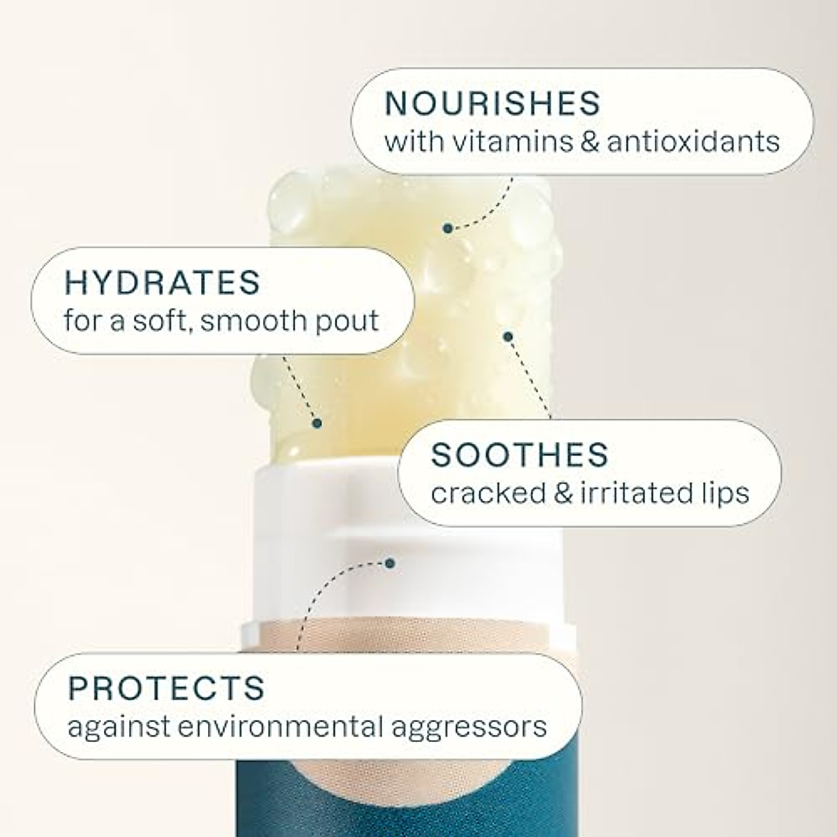 Cliganic Organic Lip Balm Set - 6 Tropical Flavors - 100% Natural Moisturizer for Cracked & Dry Lips (Packaging May Vary)