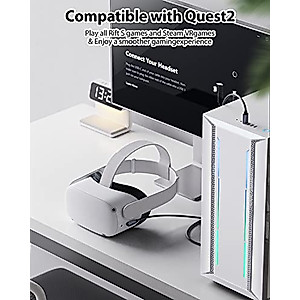 Amavasion Link Cable 16FT Compatible with Oculus/Meta Quest 2/Pro Accessories and PC/Steam VR,High Speed PC Data Transfer USB 3.0 to USB C Cable for VR Headset and Gaming PC(Black 16FT)