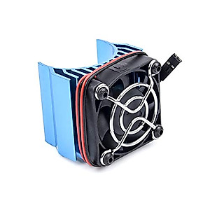 RC Brushless Motor Heatsink with Cooling Fan 540 3650 3660 3670 Motor Heat Sink Cover RC Parts for Remote Control RC Car Truck Buggy Crawler