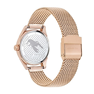 Ted Baker LUCHIAA Women's Rose Gold Stainless Steel Mesh Band Watch (Model: BKPLUF905)