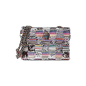 Kurt Geiger London Tweed Kensington Bag Pink Combo One Size