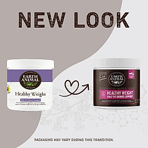 Earth Animal Healthy Weight Nutritional Supplement for Dogs & Cats | Made in The USA with Natural Ingredients | 8 oz