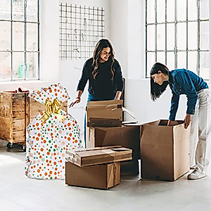 WXJ13 3 Packs 56"Jumbo Plastic Gift Wrapping Bags, Giant Present Bag Baby Shower, Extra Large Gift Sack Baby Shower, Plastic Gift Bags for Girl Boy Birthday Wedding Father's Day Graduations Holiday（Style 2）