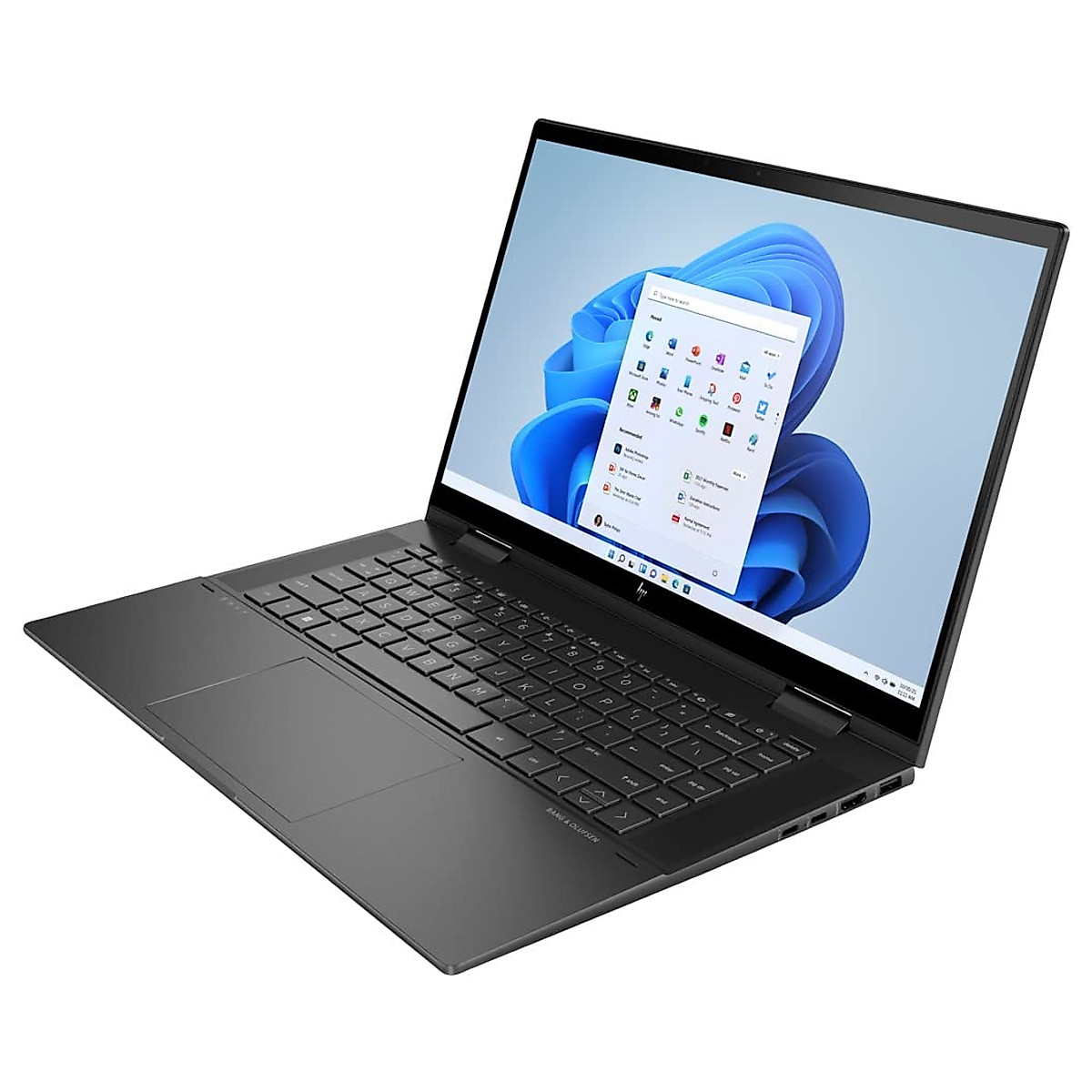 HP 2022 Envy X360 2-in-1 Touch Screen Laptop, 15.6" FHD IPS Display, AMD 6-Core Ryzen 5 5625U (Beat i7-1265U), 32GB DDR4 RAM, 512GB PCIe SSD, USB-C, HDMI, WiFi 6, SD Card Reader, Backlit KB, Win 11
