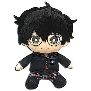 Great Eastern Entertainment Persona 5- Protagonist Sitting Plush 7" H