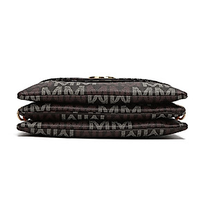 MKF Collection Crossbody Bag for Women Wristlet Strap, Vegan Leather Shoulder Bag Handbag Purse by Mia K