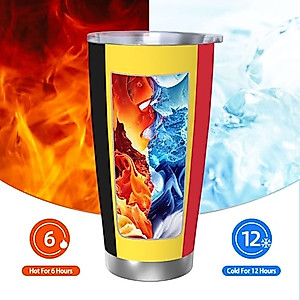 WXZYFP Car cup (single silver rim), can use a straw or drink directly, easy to use.Flag of Belgium