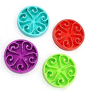 FUUIE Bowls for Food and Water Eat Slow Dog Bowl Slow Feeder Bath Pet Supplies Pet Accessories Dog Slow Feeder Bowl for Cat Pets Slow Feeder Dog Bowl (Color : Lake Blue)