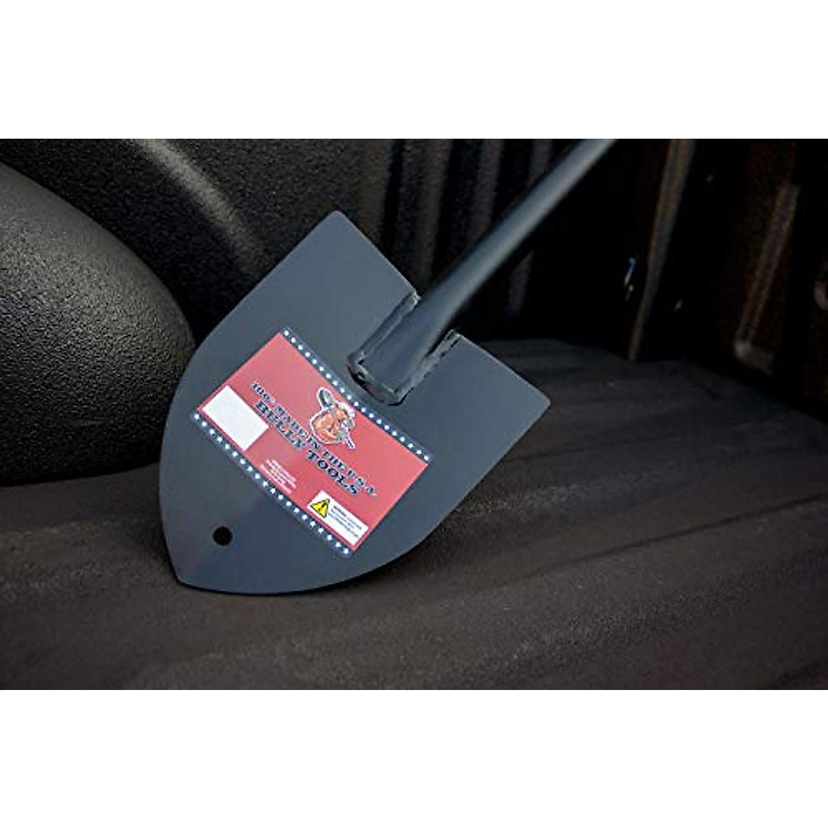 Bully Tools 92712 14-Gauge Round Point Trunk Shovel with Poly D-Grip Handle