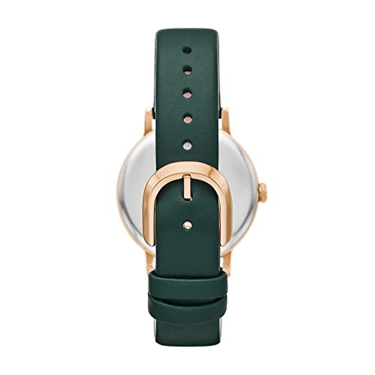 Kate Spade New York Women's Metro Three-Hand Green Leather Watch (Model: KSW1766)