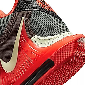 Nike Lebron Witness 7 Basketball Shoe (Black/Bright Crimson/Alligator/Barely Volt, us_Footwear_Size_System, Adult, Men, Numeric, Medium, Numeric_10)