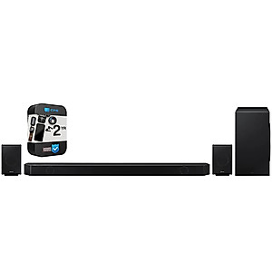 SAMSUNG HW-Q990B/ZA 11.1.4ch Soundbar with Wireless Dolby Atmos/DTS:X and Rear Speakers 2022 Bundle with 2 YR CPS Enhanced Protection Pack