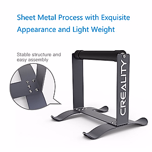 Creality Multi-Kilogram Spool Holder Filament Spool Metal Holder for PLA/ABS/TPU/Other 3D Printing Materials