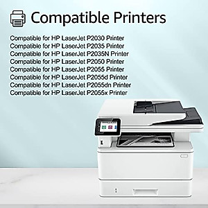 greencycle Compatible Toner Cartridge Replacement for HP 05A CE505A Work with Laserjet P2035 P2035N P2055DN Printer (Black, 2-Pack)